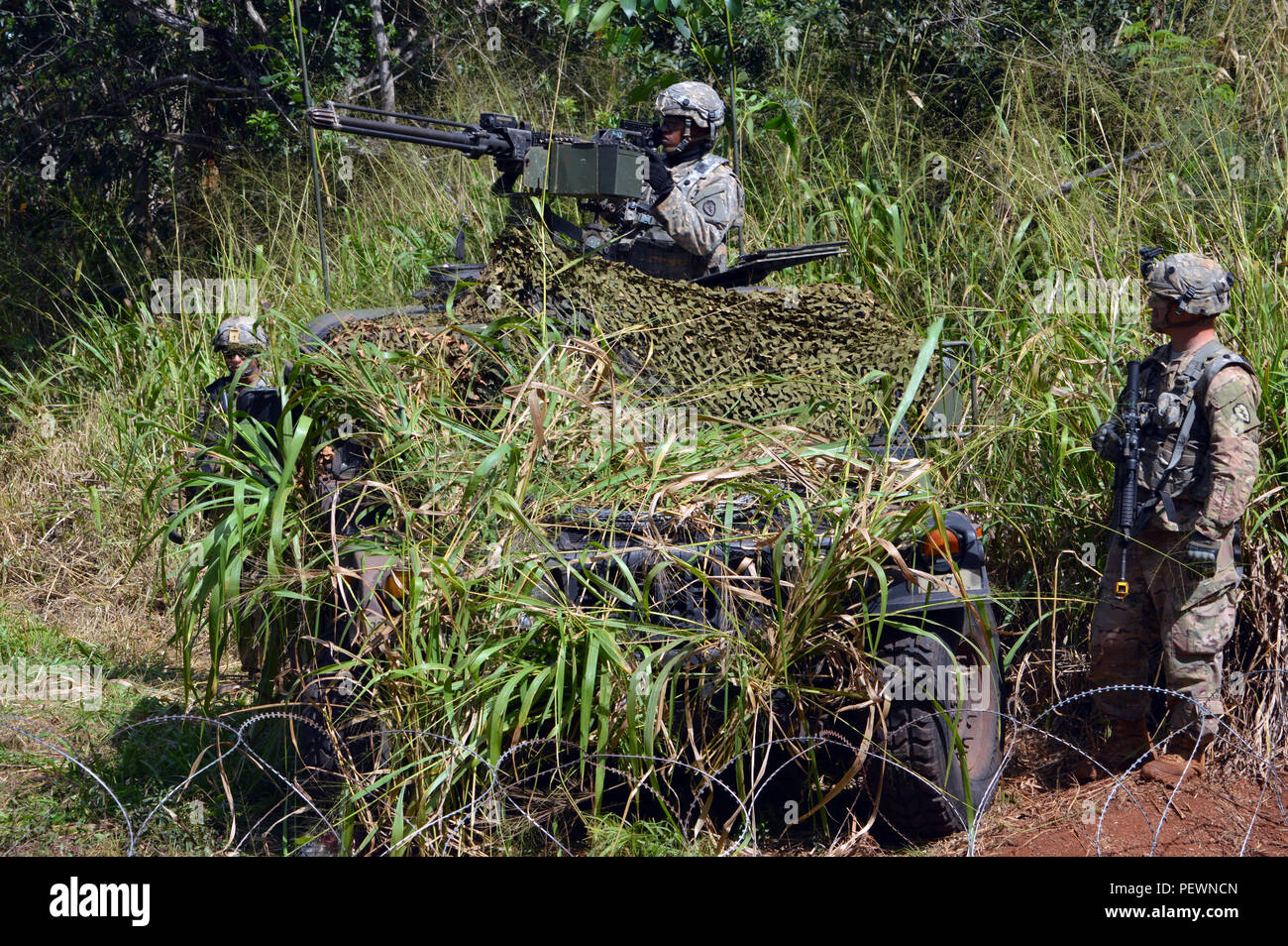 Soldiers assigned to 2nd Squadron, 14th Calvary Regiment, 2nd Stryker ...