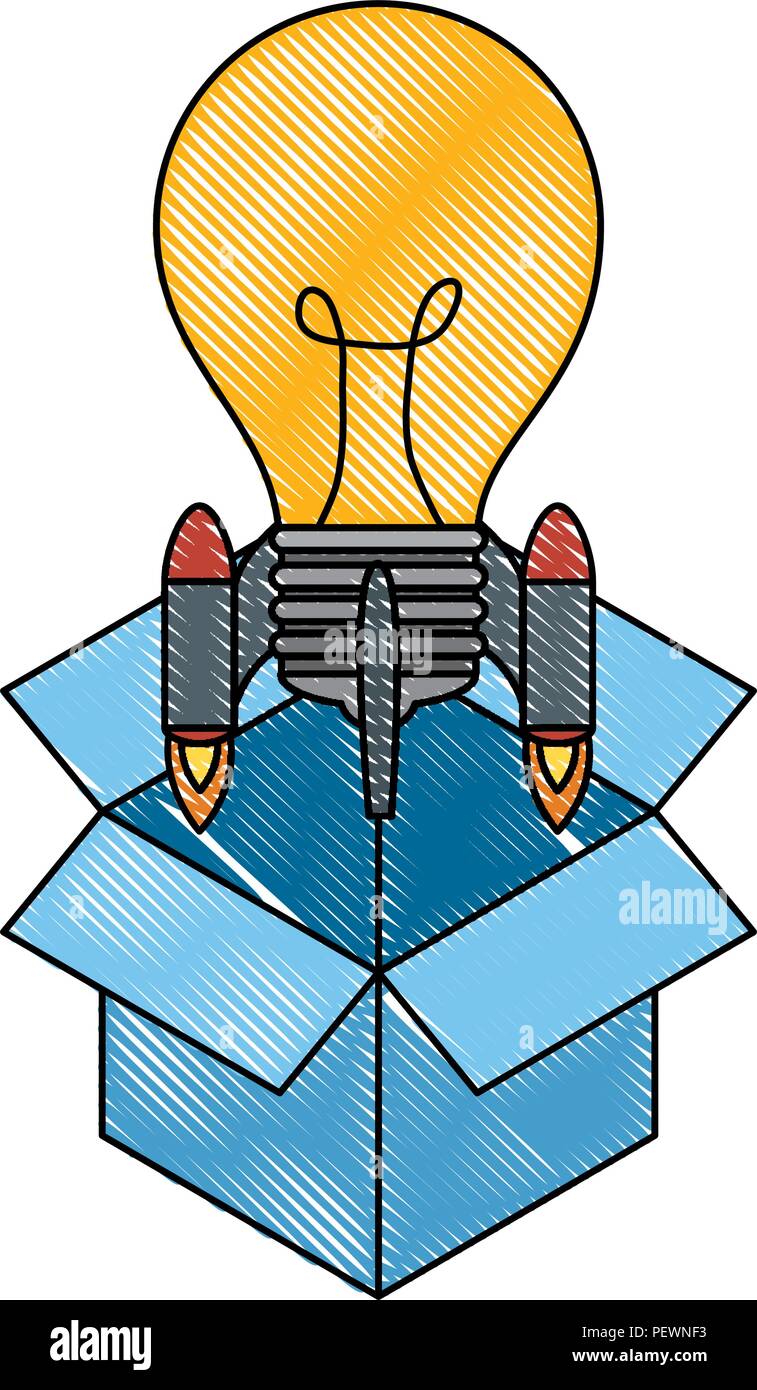 bulb rocket launcher in box Stock Vector Image & Art - Alamy