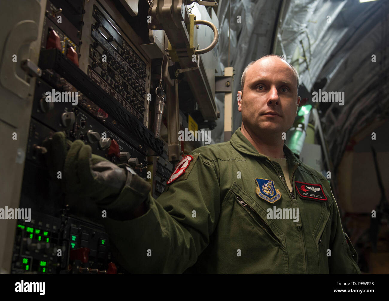 U.S. Air Force Tech. Sgt. Christopher Gilbert, loadmaster, 517th ...