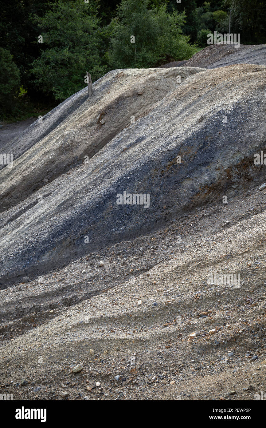 Spoil from Arsenic pit,teign valley,Wheal Exmouth, Christow ...