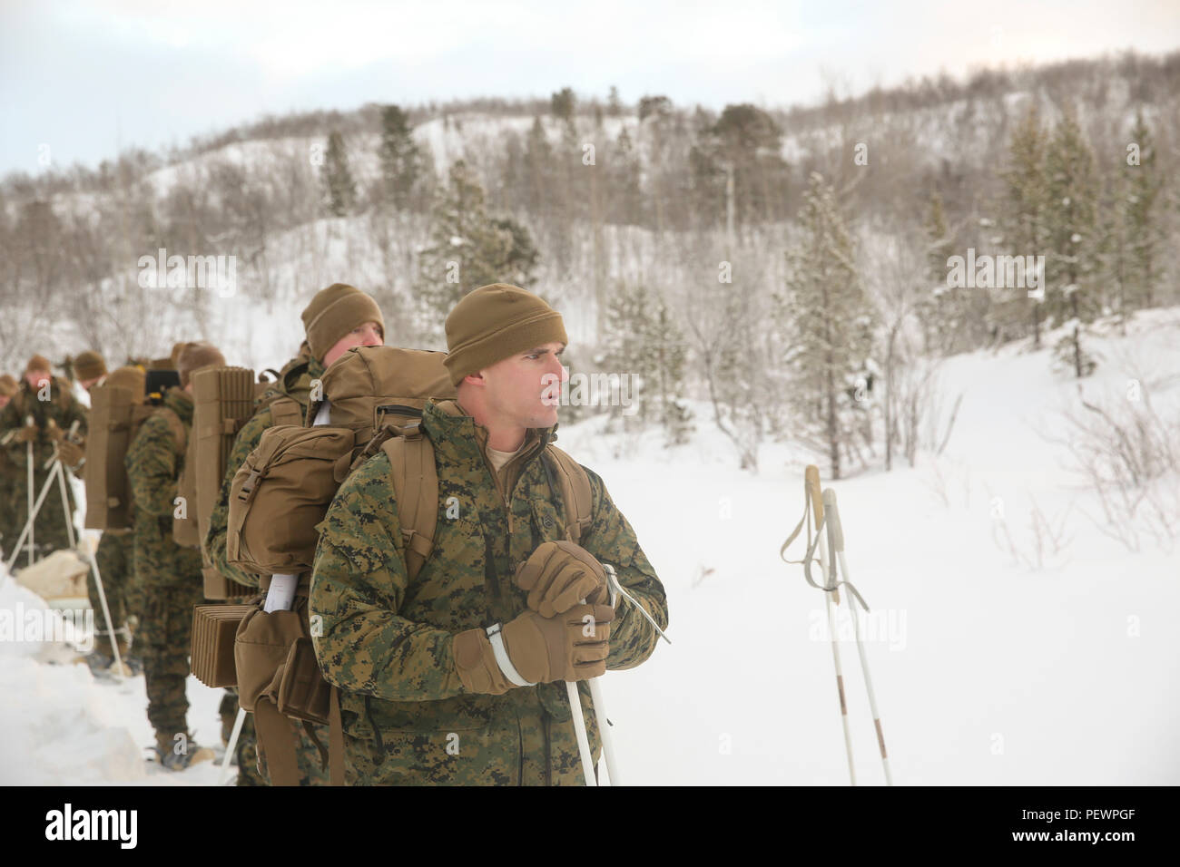 Marines with Black Sea Rotational Force participate in cold-weather ...
