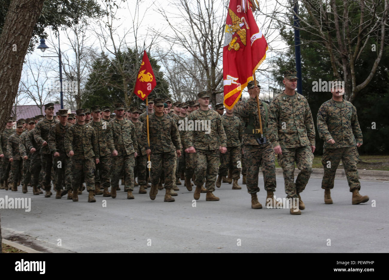 Colonel Thomas Savage, commanding officer, and Sgt. Maj. James Boutin ...