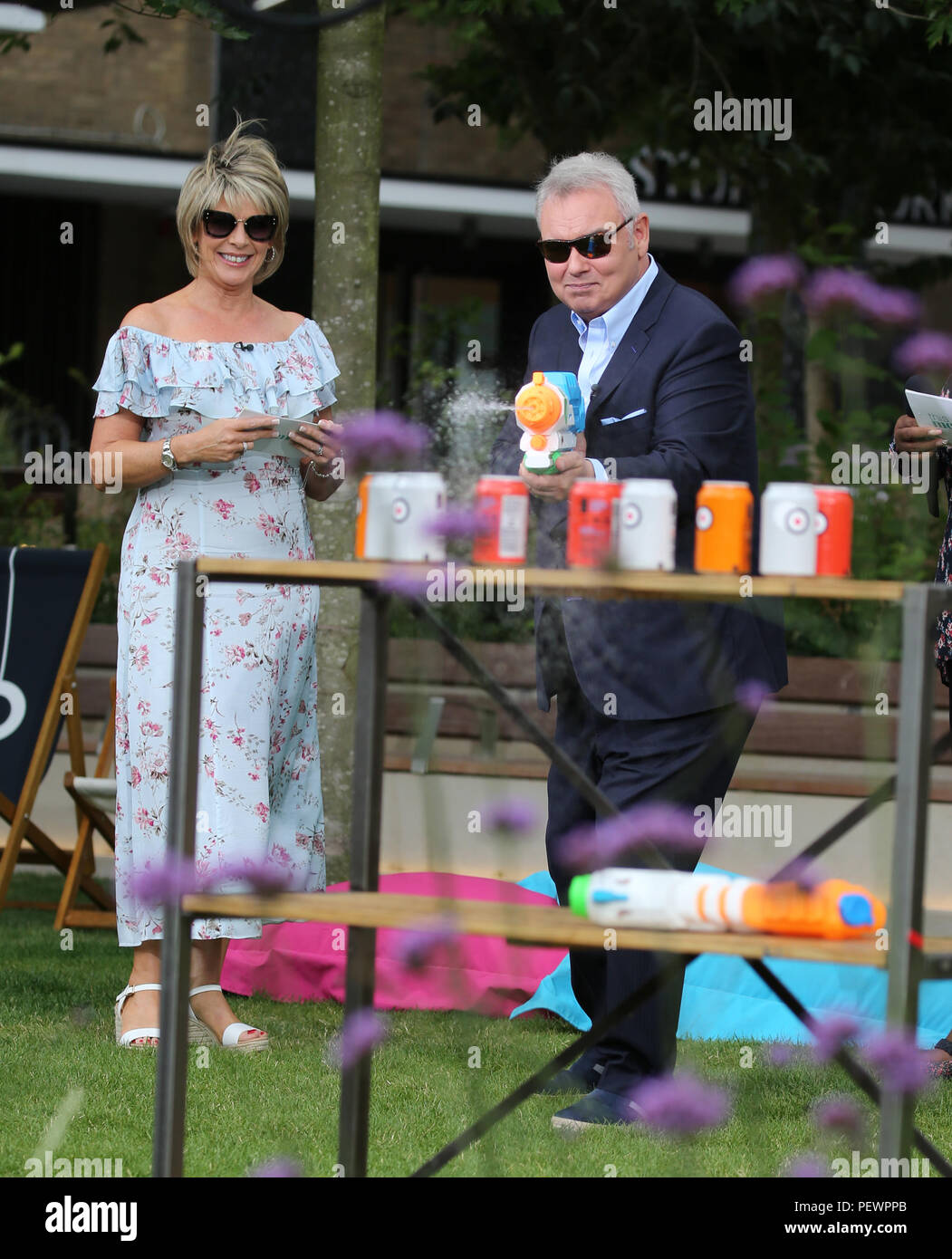 Eamonn Holmes and Ruth Langsford filming outside ITV Studios Featuring ...