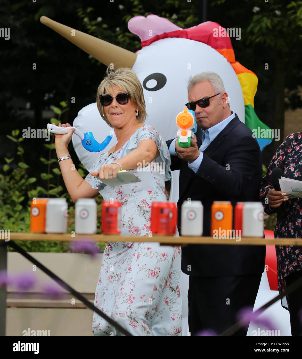 Eamonn Holmes and Ruth Langsford filming outside ITV Studios Featuring ...