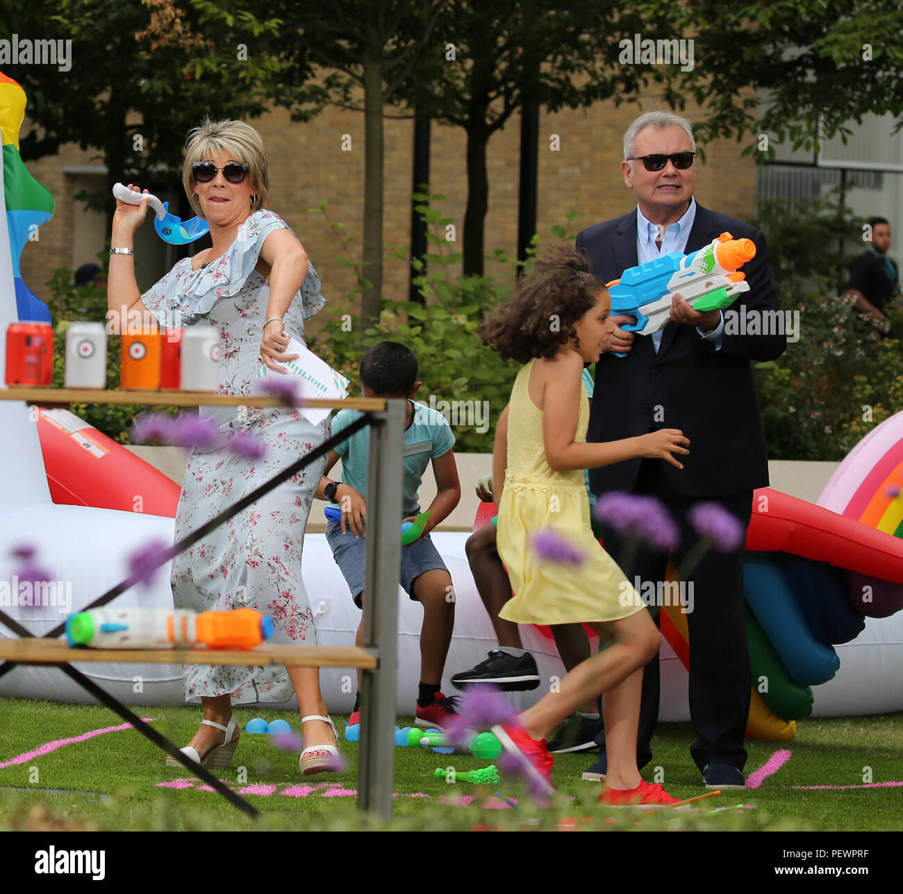 Eamonn Holmes and Ruth Langsford filming outside ITV Studios Featuring ...