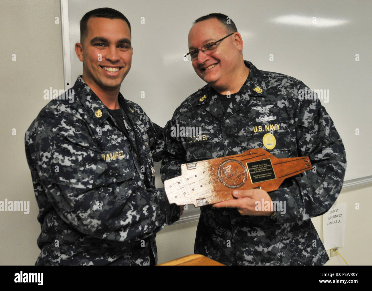 NEWPORT NEWS, Va. (Jan. 26, 2016) – Force Master Chief William Lloyd ...