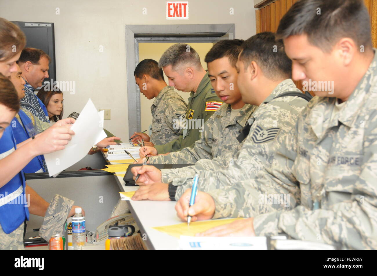 Airmen from the 203rd Air Refueling Squadron and 154th Maintenance ...