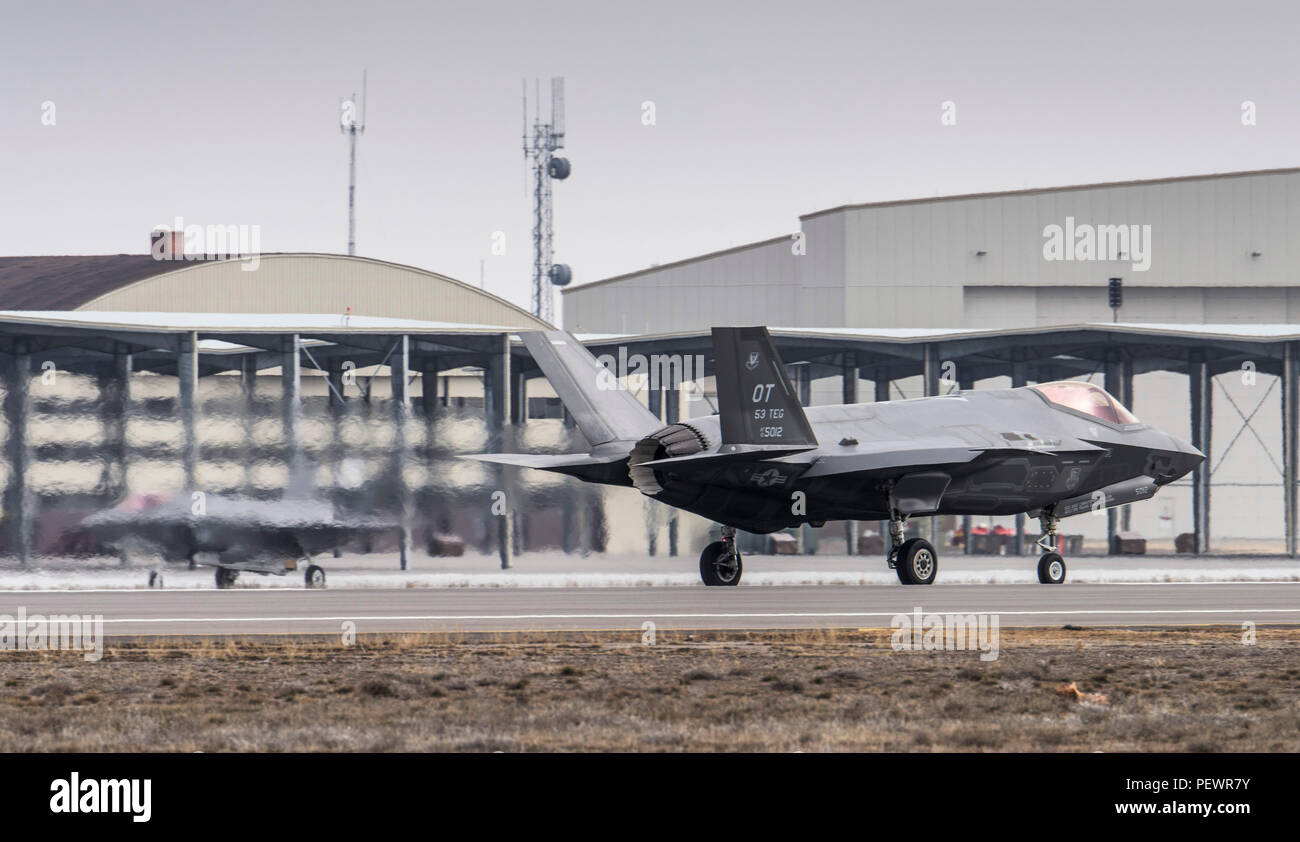 Two U.S. Air Force F-35A Lightning II, also known as Joint Strike ...