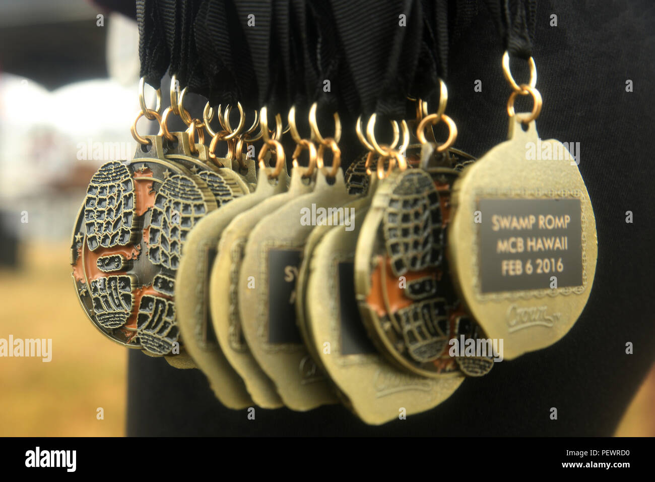 Participants were awarded participation medals for finishing the 22nd ...