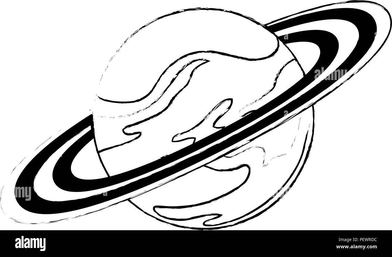Celestial art saturn planet Black and White Stock Photos & Images - Alamy