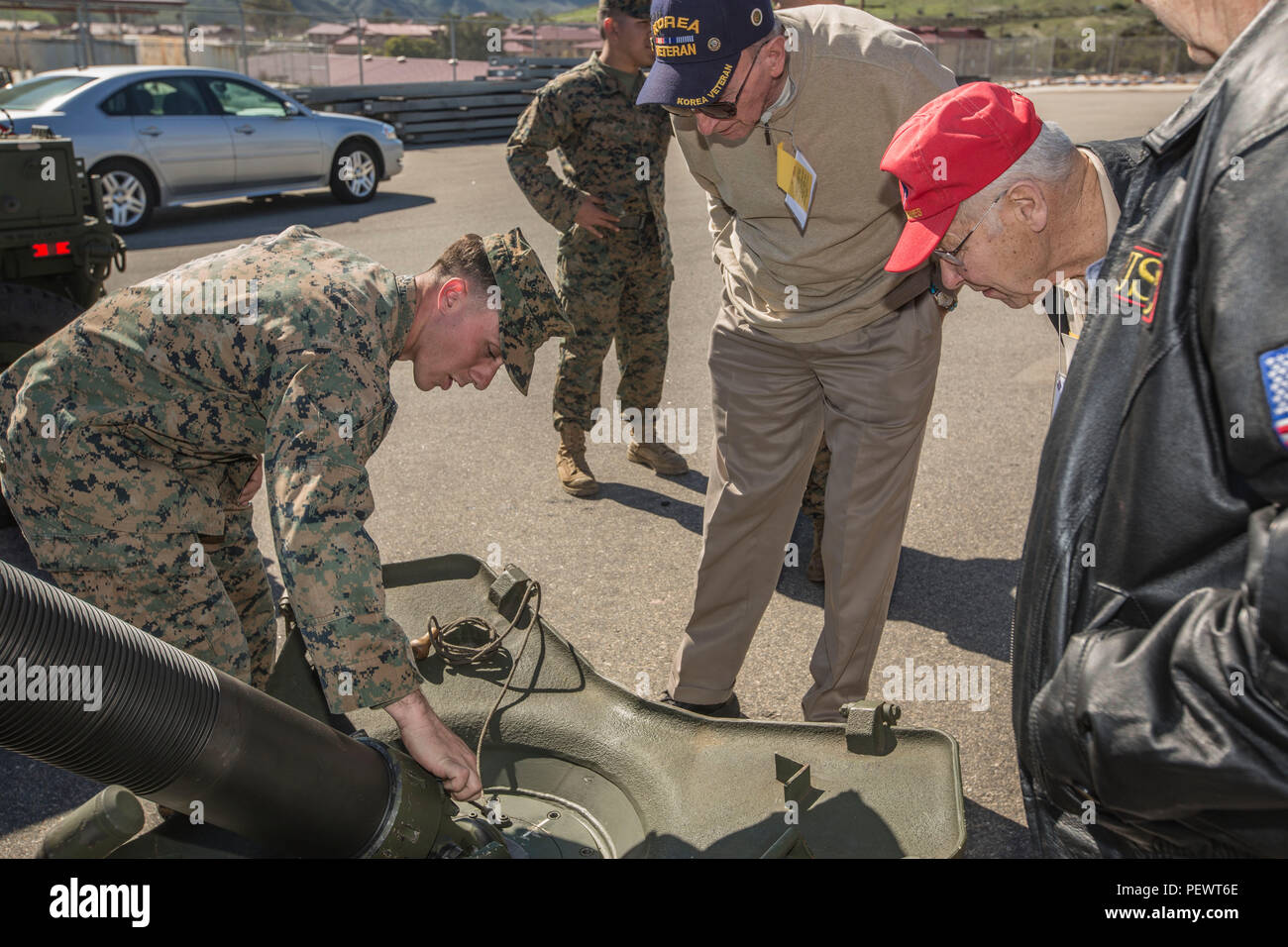 U.S. Marine Corps Cpl. Chris Malacaso, a field artillery section chief ...