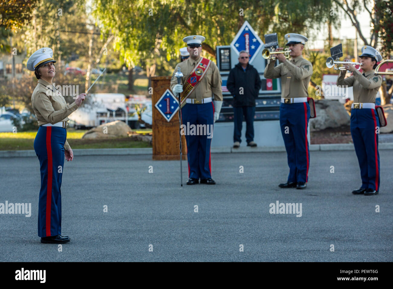 U.S. Marine Corps Chief Warrant Officer 3 Stephanie Wire, Band Officer ...