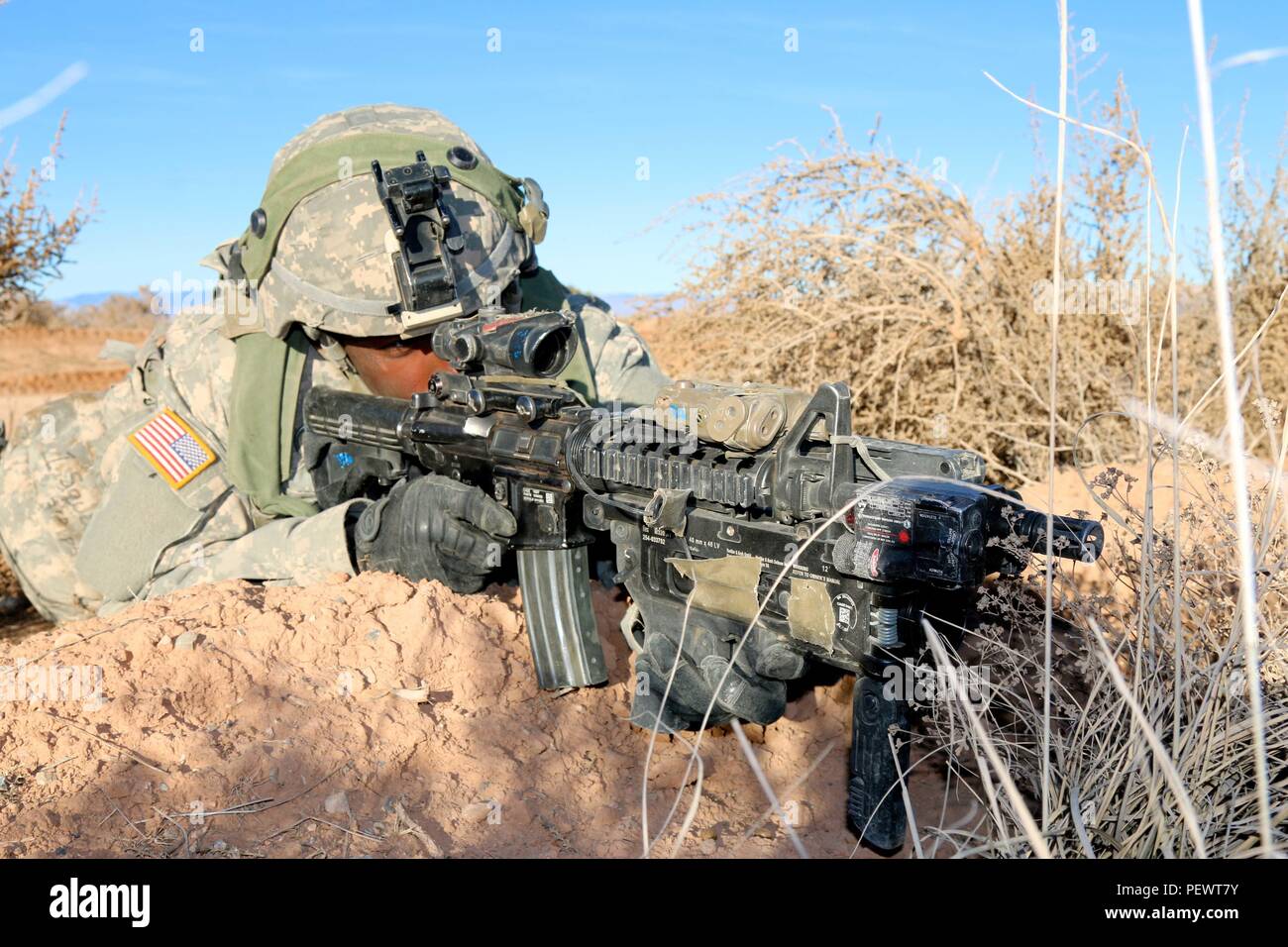 Pvt. Christopher D. Buck, an infantryman with A company, 4th Battalion ...