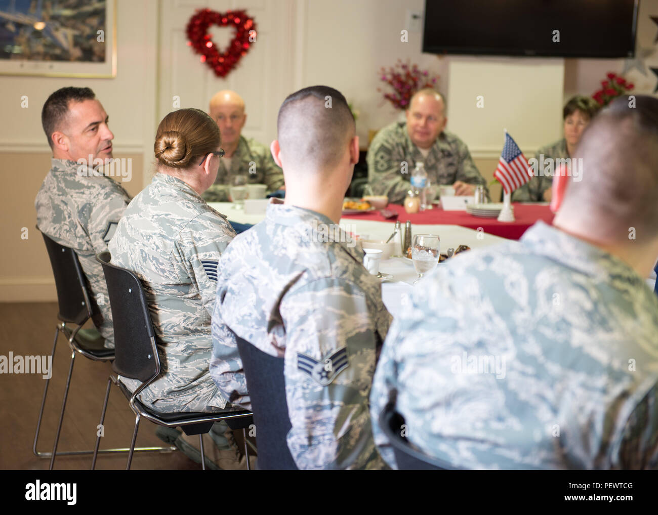 U.S. Air Force Chief Master Sgt. James Hotaling, command chief, Air ...