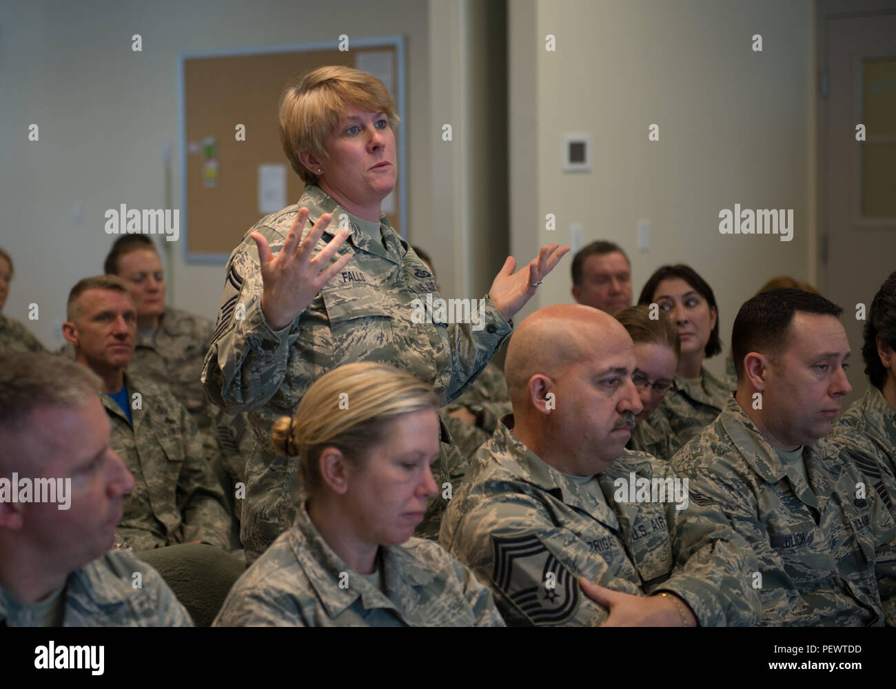 U.S. Air Force Chief Master Sgt. James Hotaling, command chief, Air ...