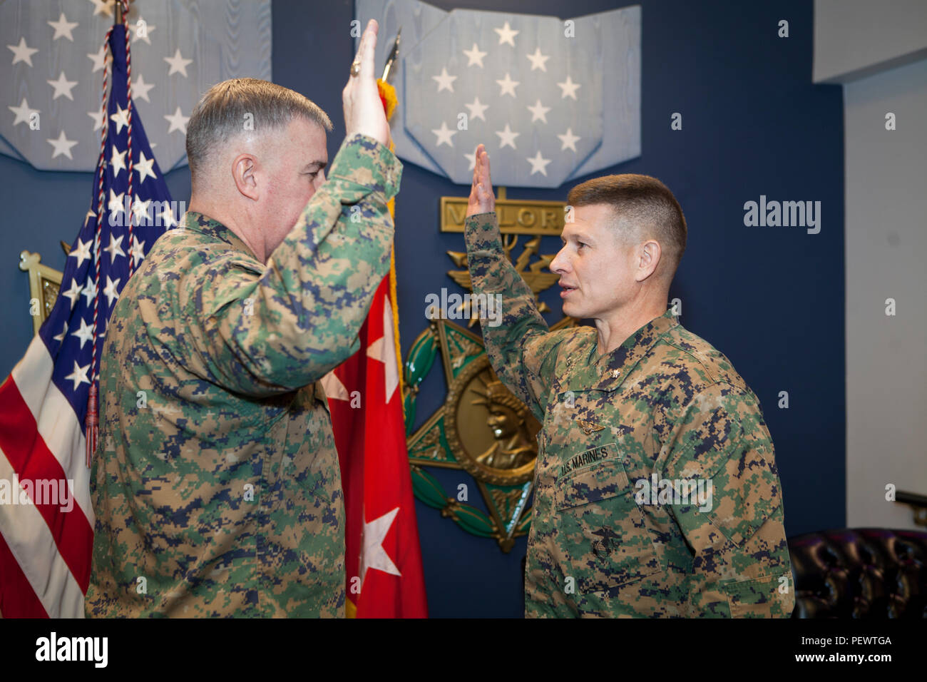 U.S. Marine Corps Lt. Col. Halstead Meadows III, senior military ...