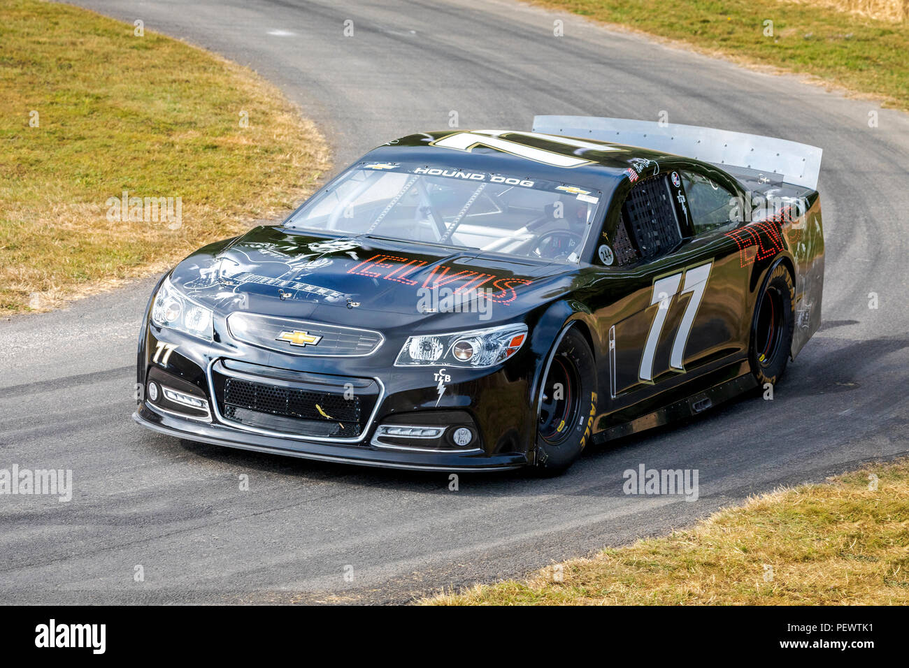2017 Elvis Presley Chevrolet SS NASCAR winner with driver Ed Berrier at ...