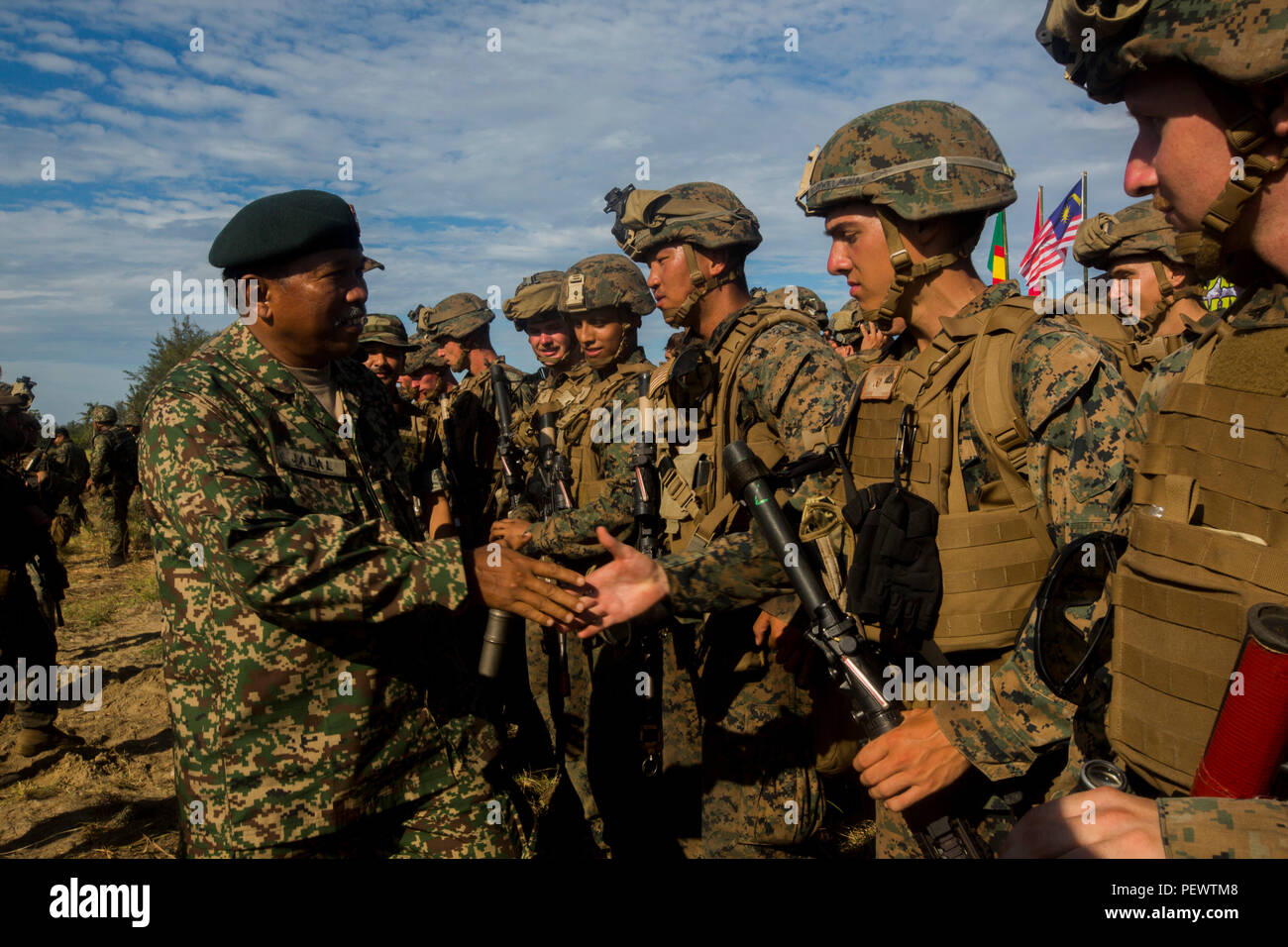 Brig. Gen. Dato Haji Jallaludin Bin Haji Mauau Jalal, commanding ...