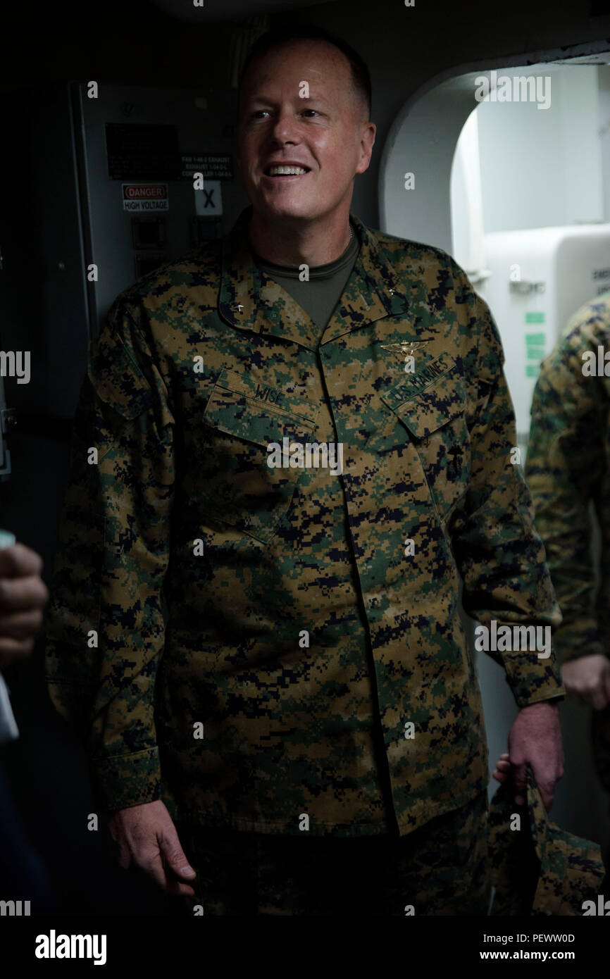 SASEBO, Japan (Feb. 10, 2016) Marine Corps Brig. Gen. Mark Wise, deputy ...