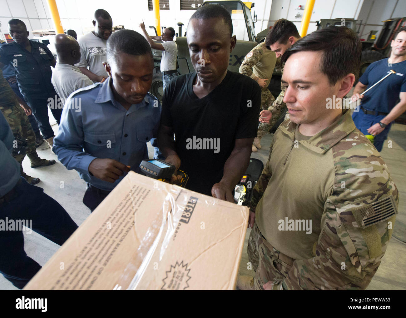 160209-N-QF605-188 GULF OF GUINEA (Feb. 9, 2016) - Boatswain's Mate 2nd ...