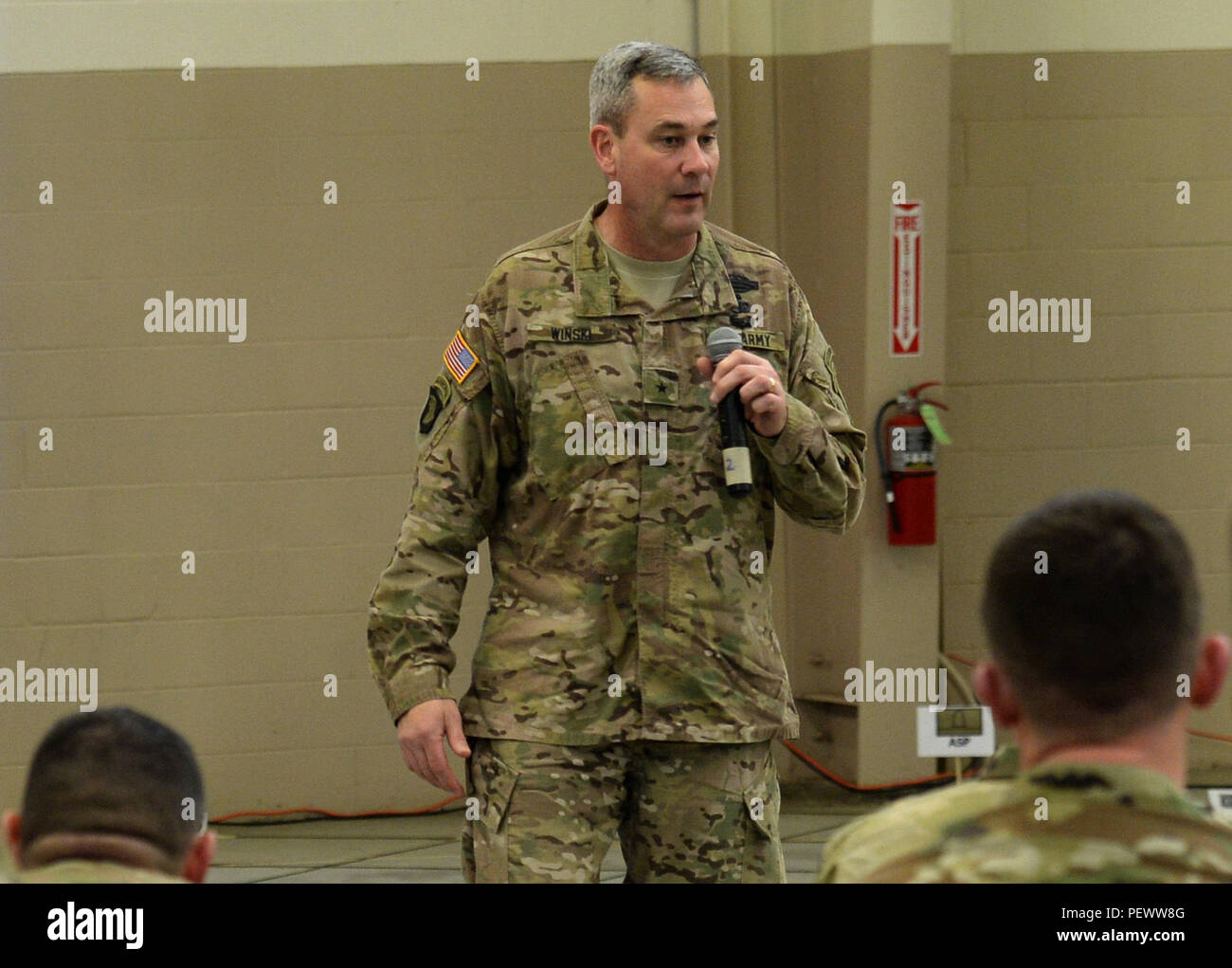 Brigadier General Brian E. Winski, deputy commanding general 82nd ...