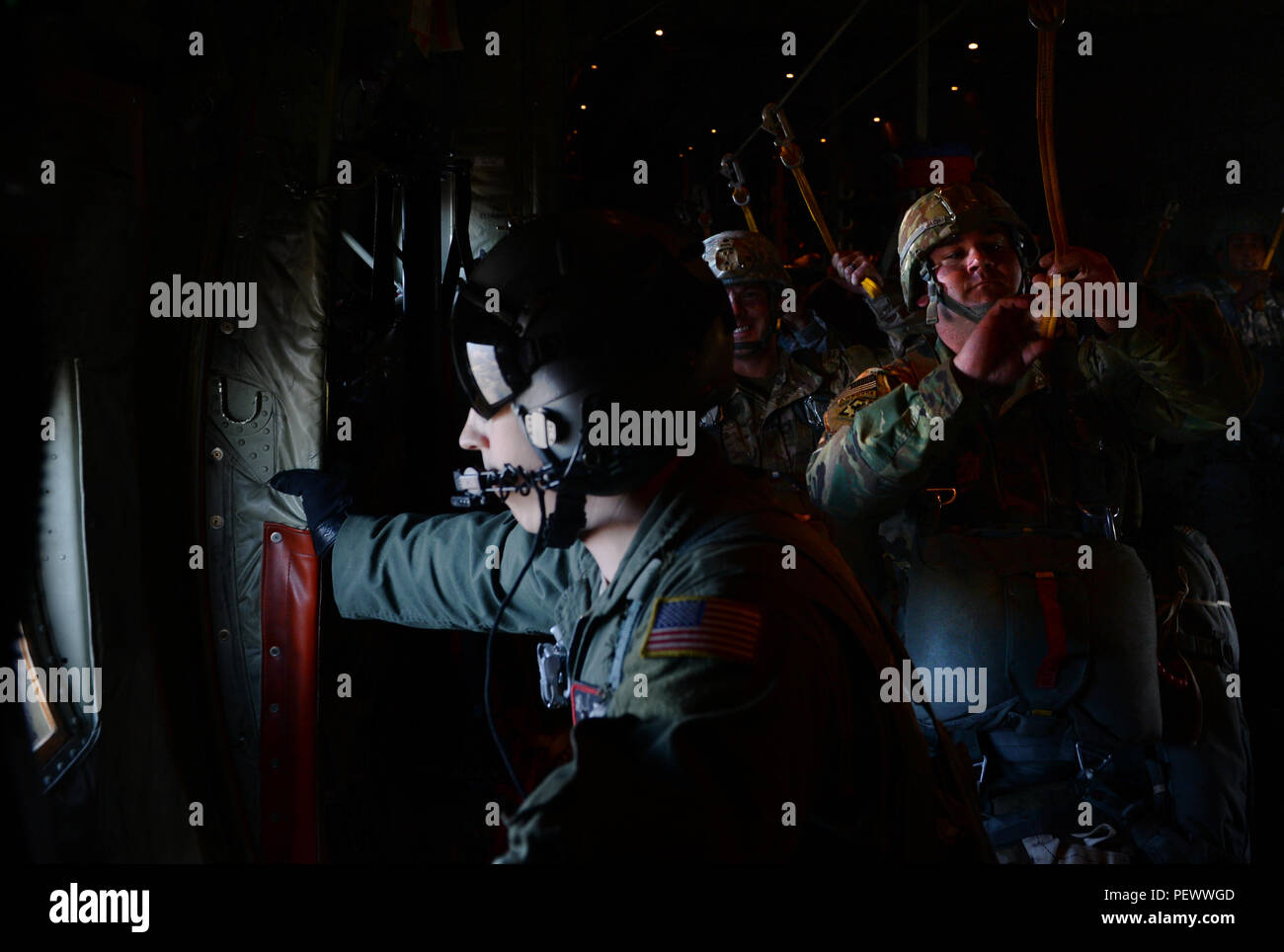 U.S. Air Force Senior Airman Christopher James, 41st Airlift Sq ...