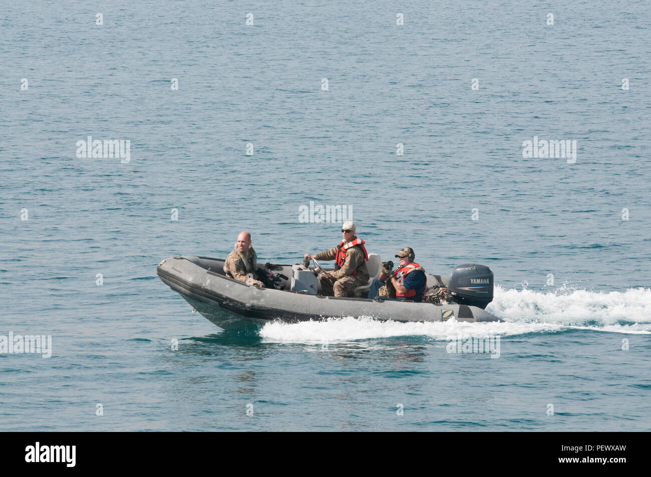 Soldiers from the USAV Corinth, 97th Transportation Company, 10th ...