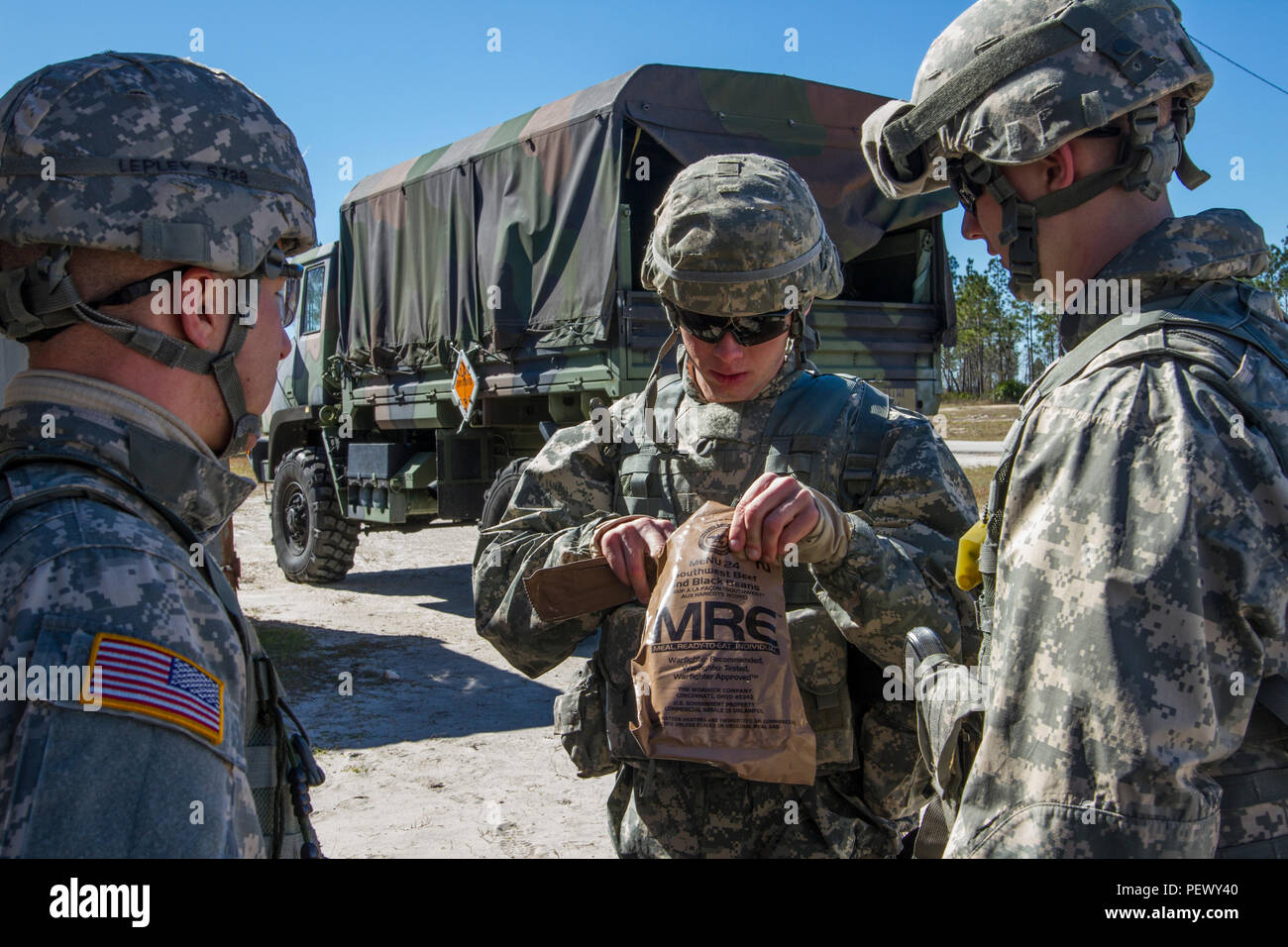 A U.S. Army Reserve Soldier from the 317th Military Police Battalion ...