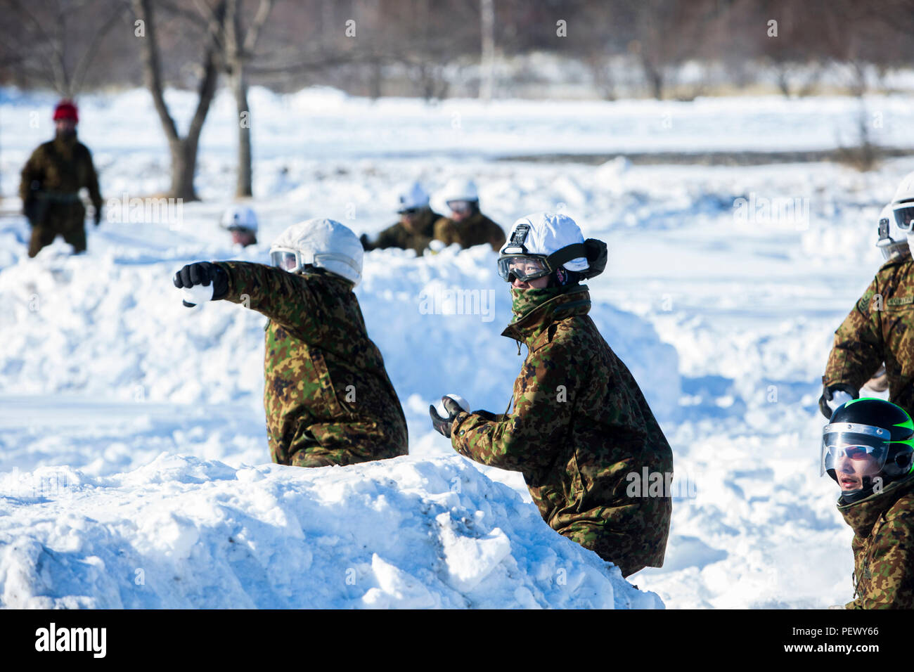 Japan flag in snow hi-res stock photography and images - Alamy