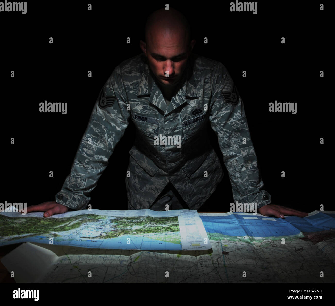 Staff Sgt. Darrell Prior, a Command Terminal Instrument Procedures ...