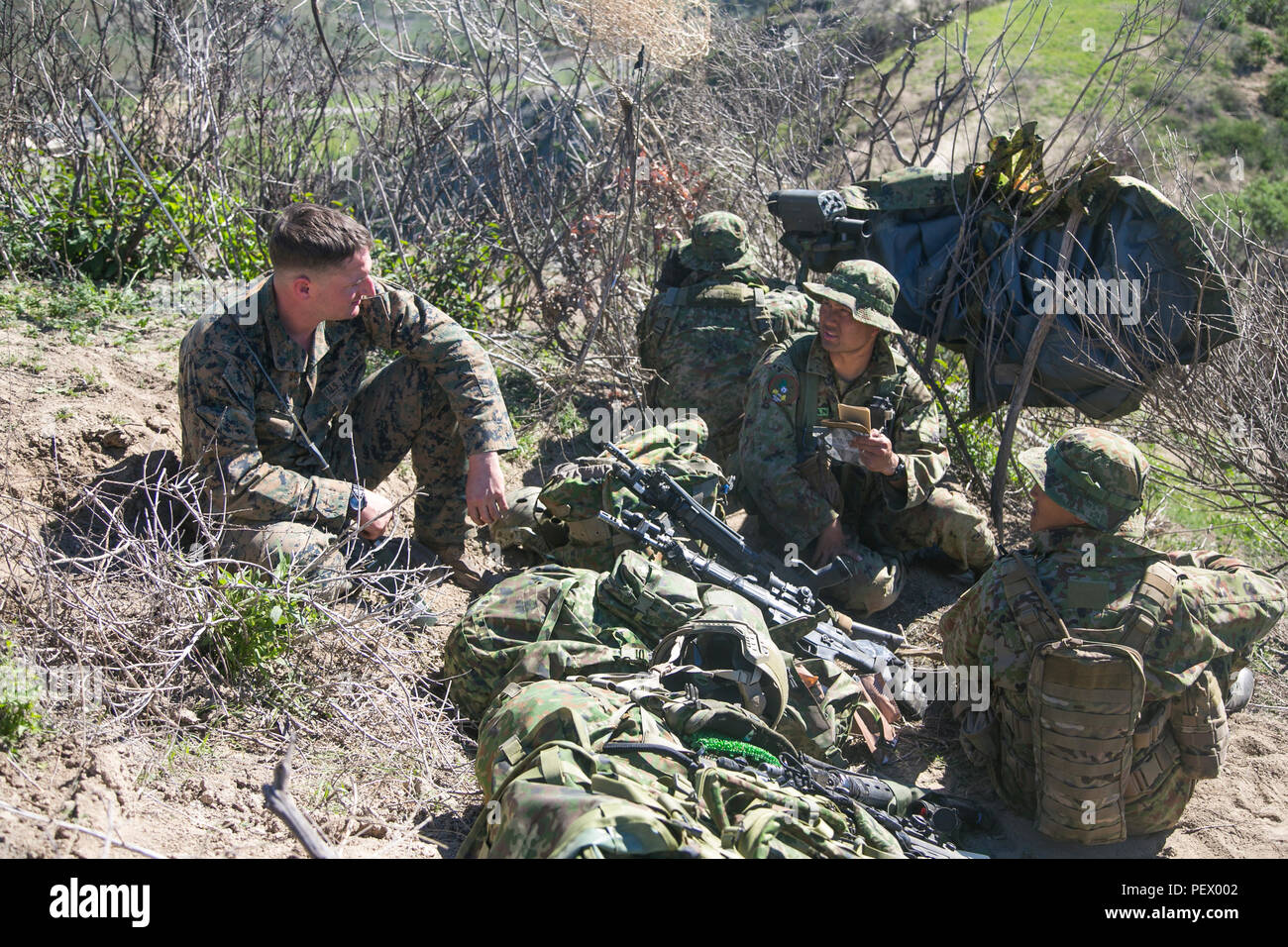 Sgt. Daniel Hill, a reconnaissance man with 1st Reconnaissance Bn., 1st ...