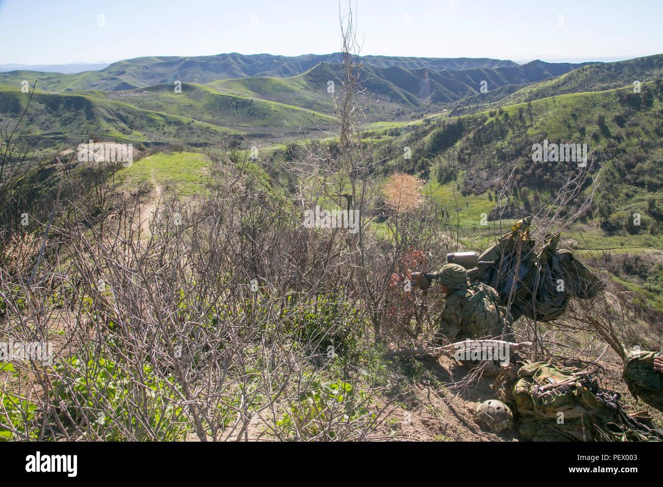 Observing enemy troops hi-res stock photography and images - Alamy