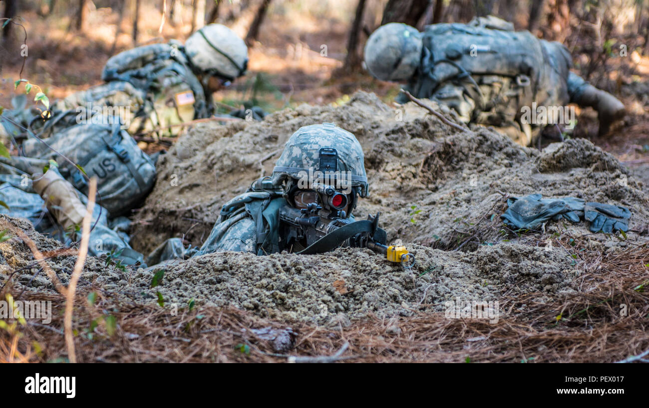 A Soldier in Basic Combat Training with C Company, 1st Battalion, 61st ...