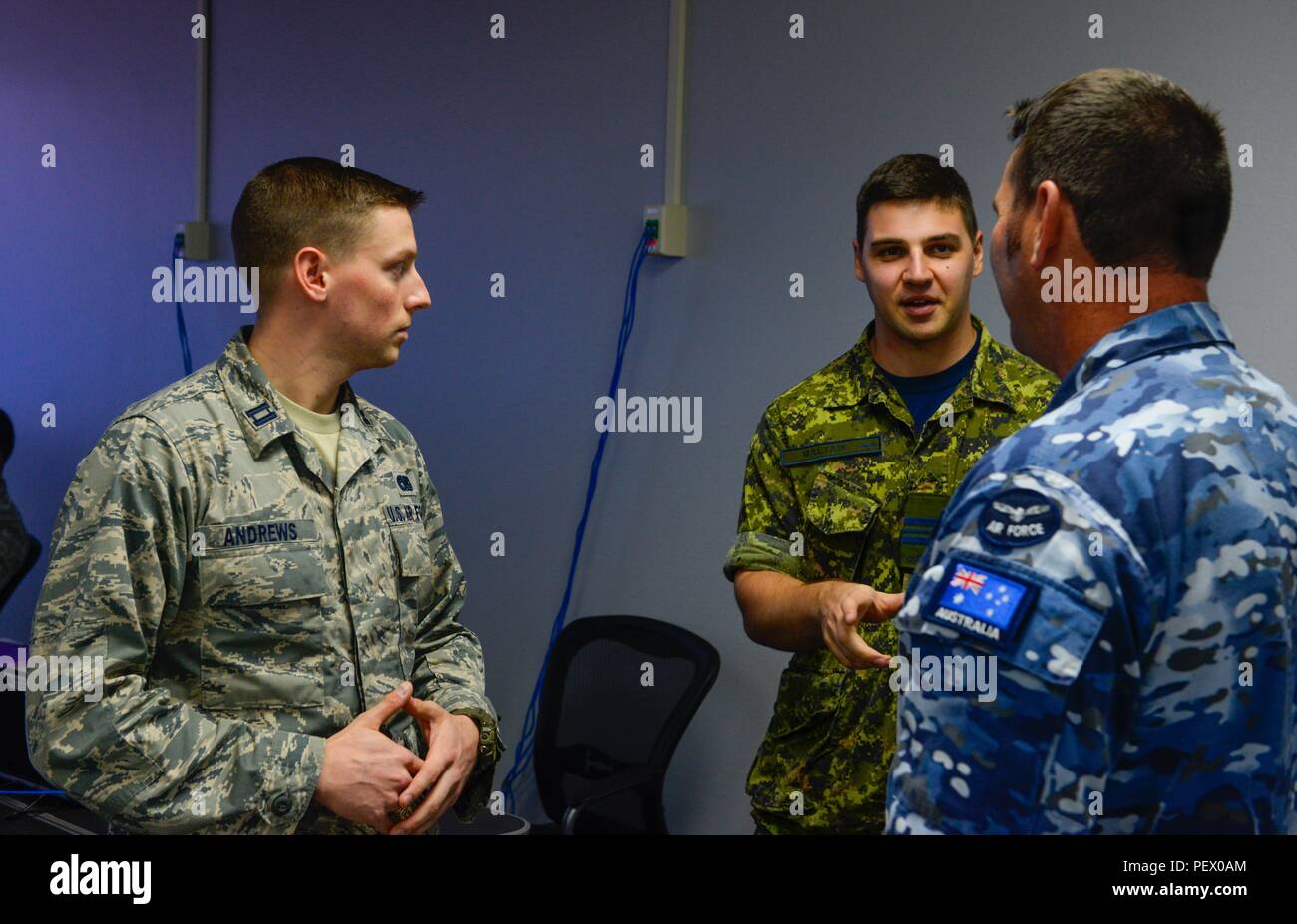 Royal Canadian Air Force Major Maltais Olivier, a Cope North 16 ...