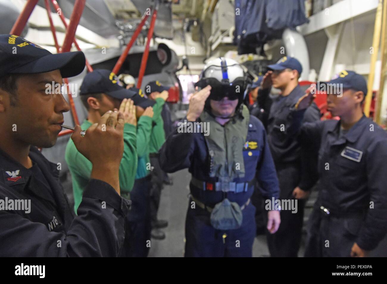 160210-N-KM939-196 PACIFIC OCEAN (Feb. 10, 2016) - Boatswain’s Mate 2nd ...