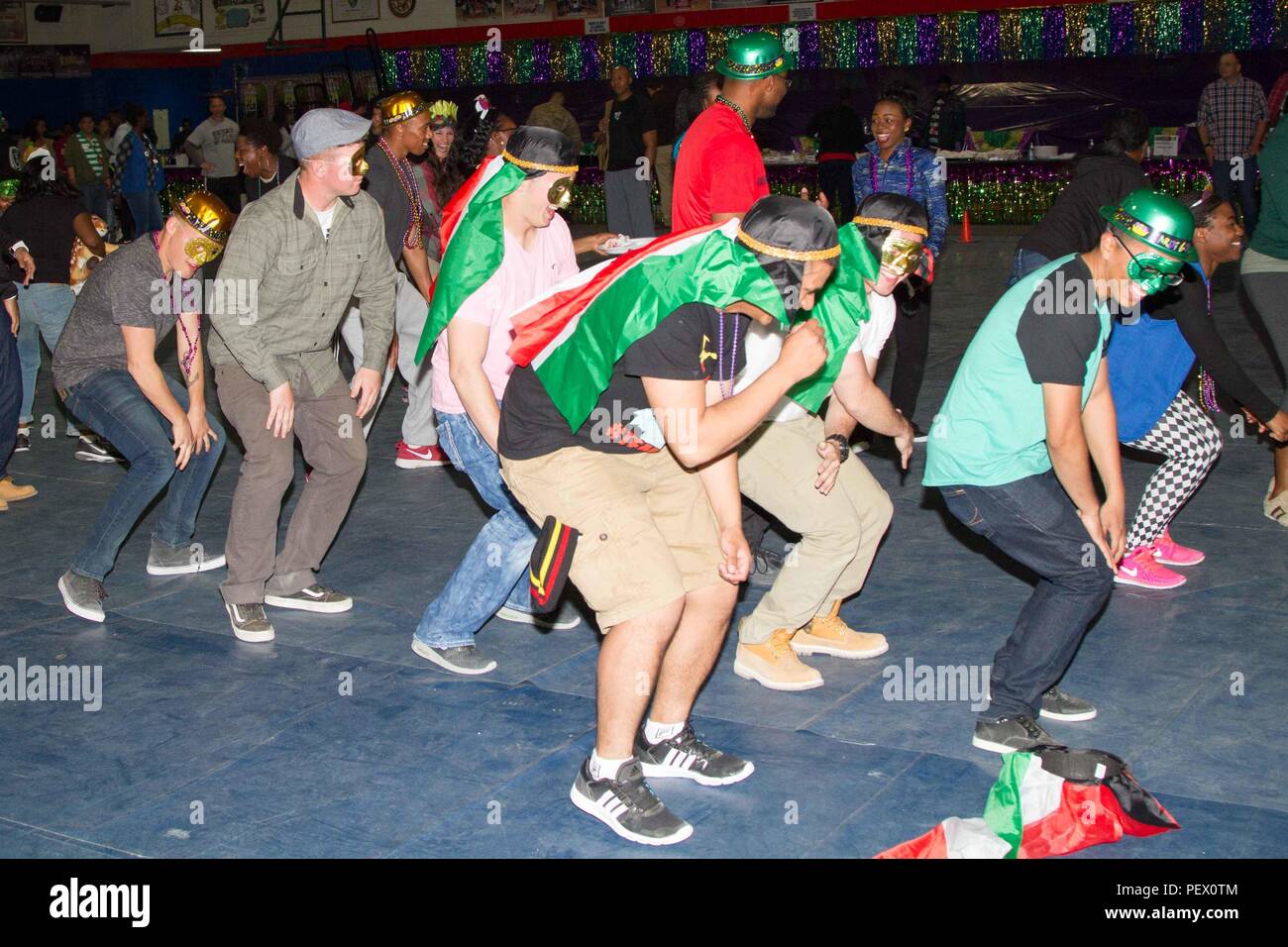 Soldiers with U.S. Army Central dance to “The Cha-Cha Slide” by Mr. C ...
