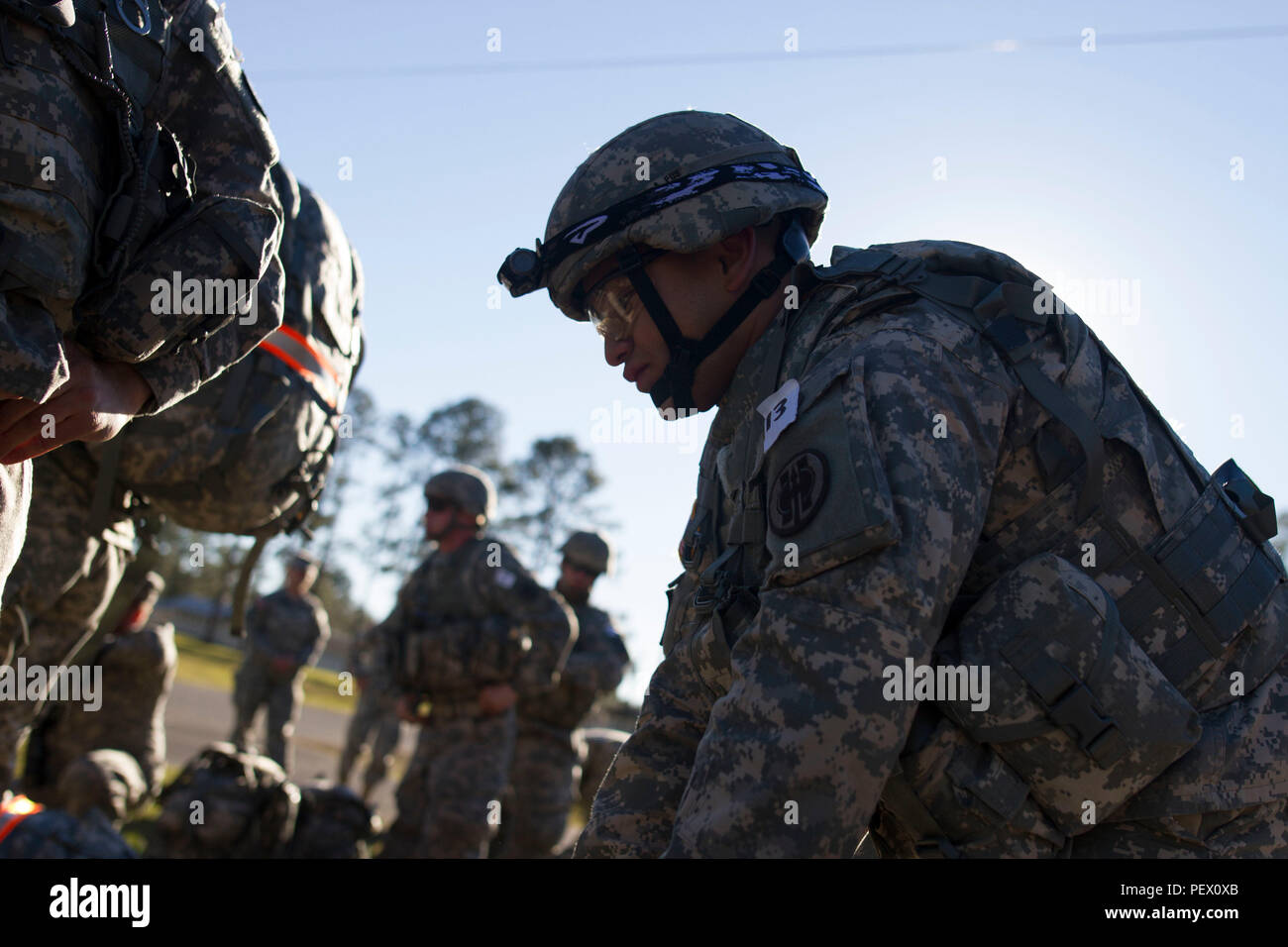 Sgt. Roman Gutierrez, from Fontana, Calif., and a U.S. Army Reserve ...
