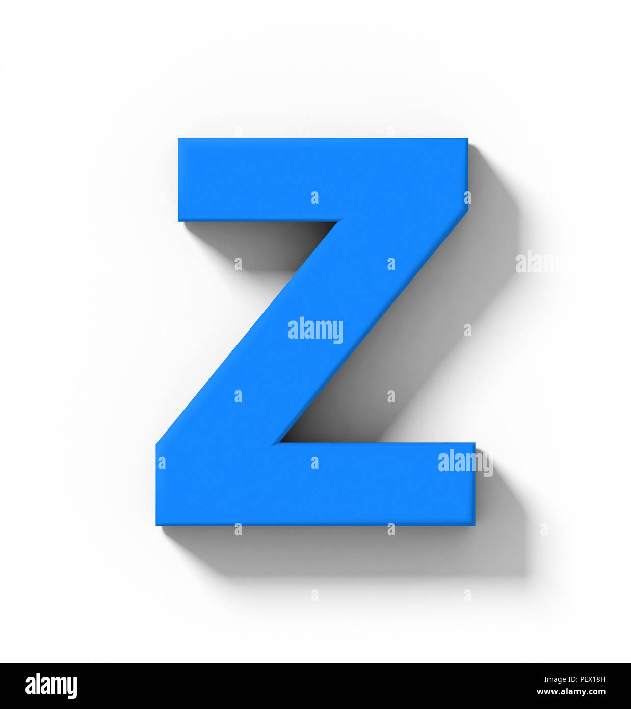 Blue letter z Cut Out Stock Images & Pictures - Alamy