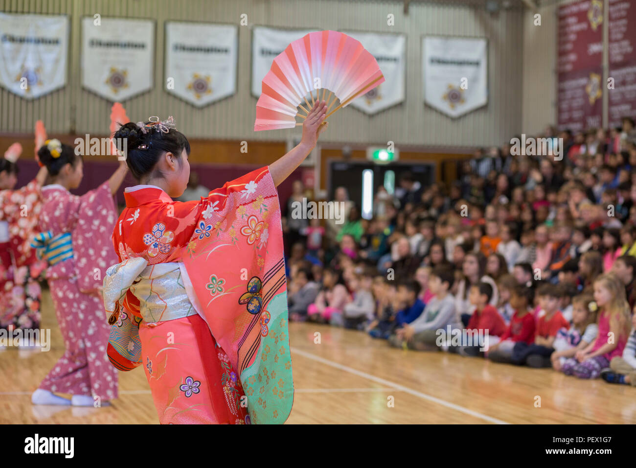 Children from the Shunan International Children’s Club perform a ...
