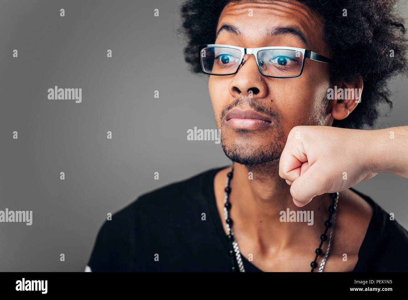 Punch to jaw hi-res stock photography and images - Alamy