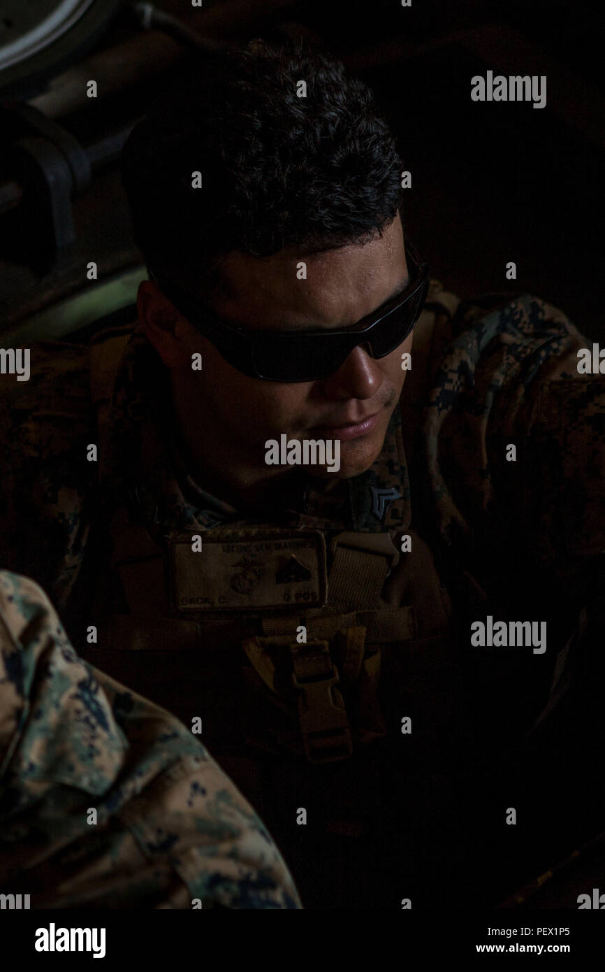 U.S. Marine Corps Cpl. Christopher Baca, infantryman, with the 31st ...