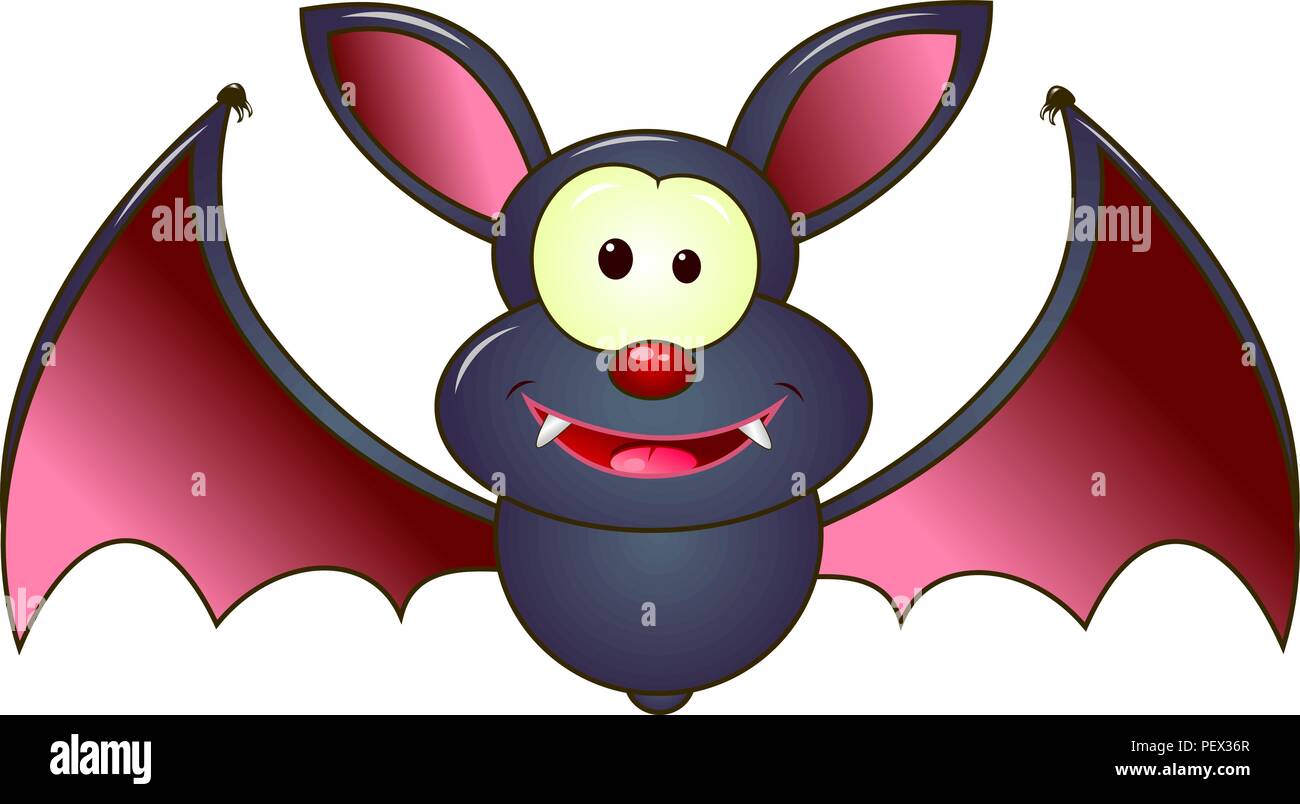 Cartoon bat hi-res stock photography and images - Alamy