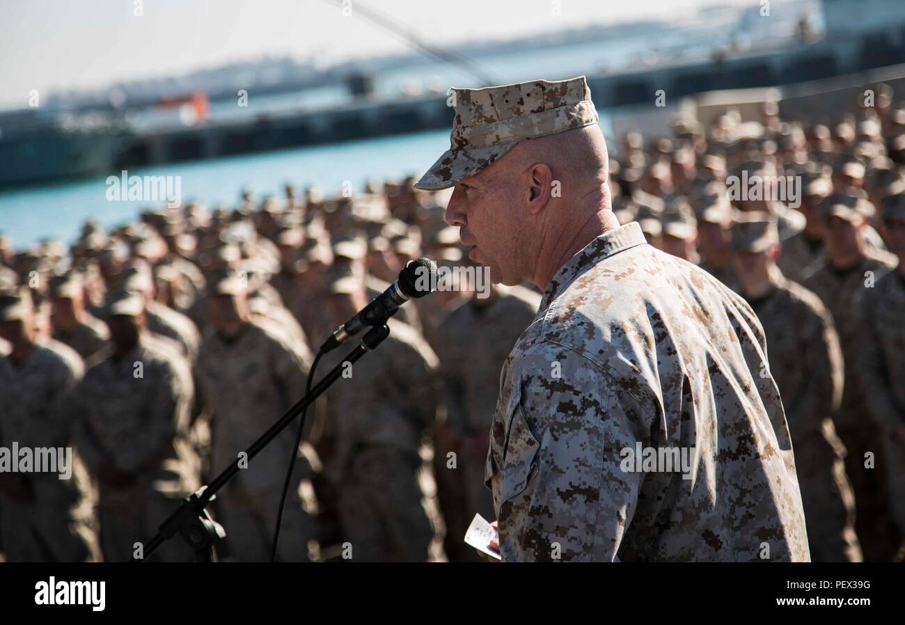 Sgt. Maj. Brett C. Scheuer, 26th Marine Expeditionary Unit (MEU ...