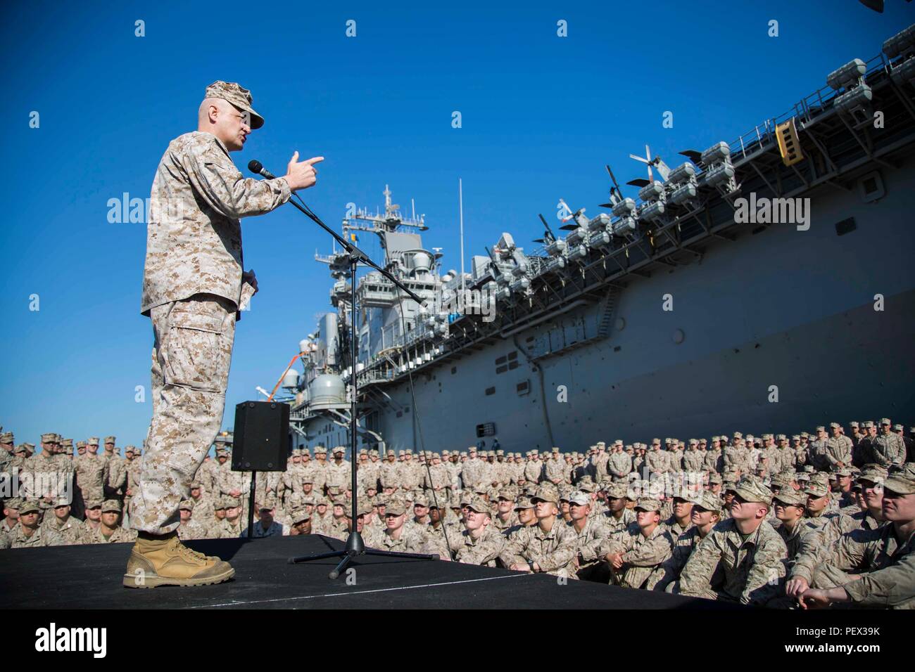 Col. Robert C. Fulford, Commanding Officer of the 26th Marine ...