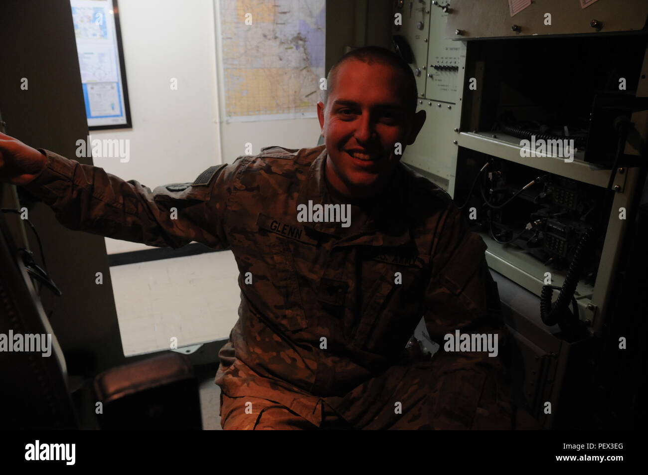 Arizona Army National Guard Spc. Eric Glenn, a Tucson, Ariz., resident ...