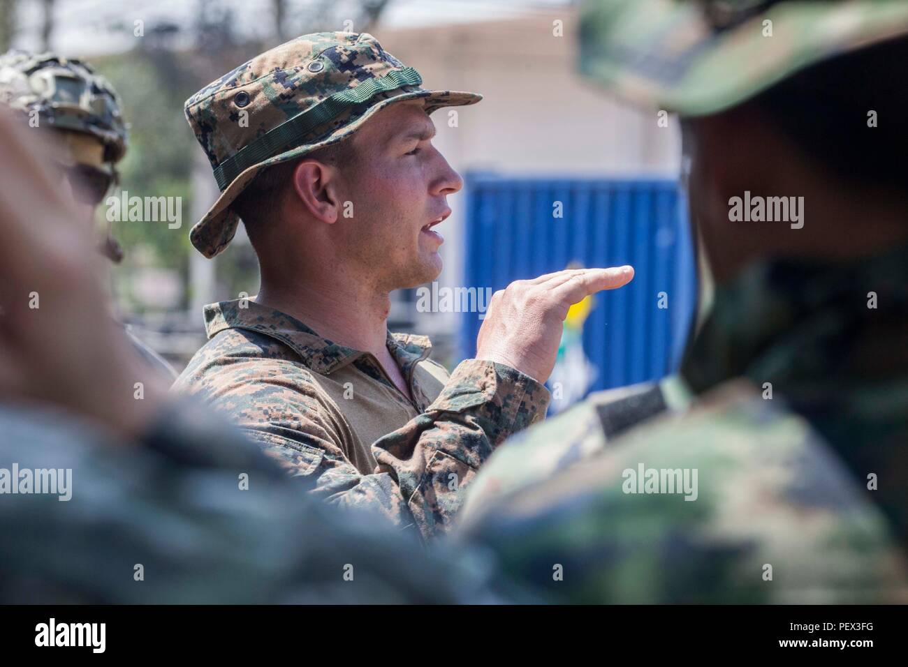 U.S. Marine Corps GySgt. Matthew Luckey, Maritime Raid Force, 31st ...