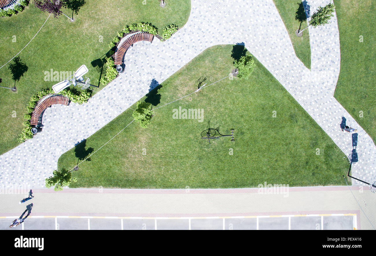 Panorama park square plan hi-res stock photography and images - Alamy
