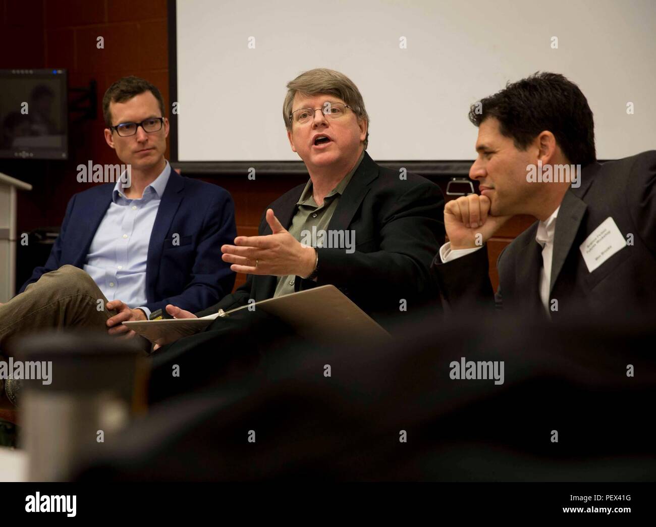 August Cole, co-author of "Ghost Fleet;" Dr. Chuck Gannon, author of ...