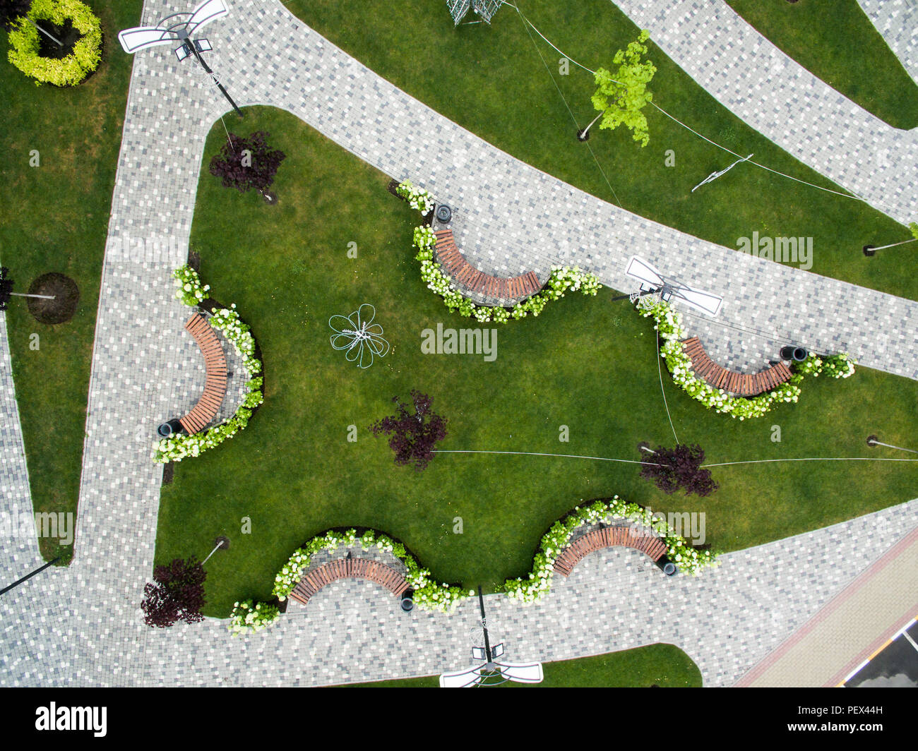 Panorama park square plan hi-res stock photography and images - Alamy