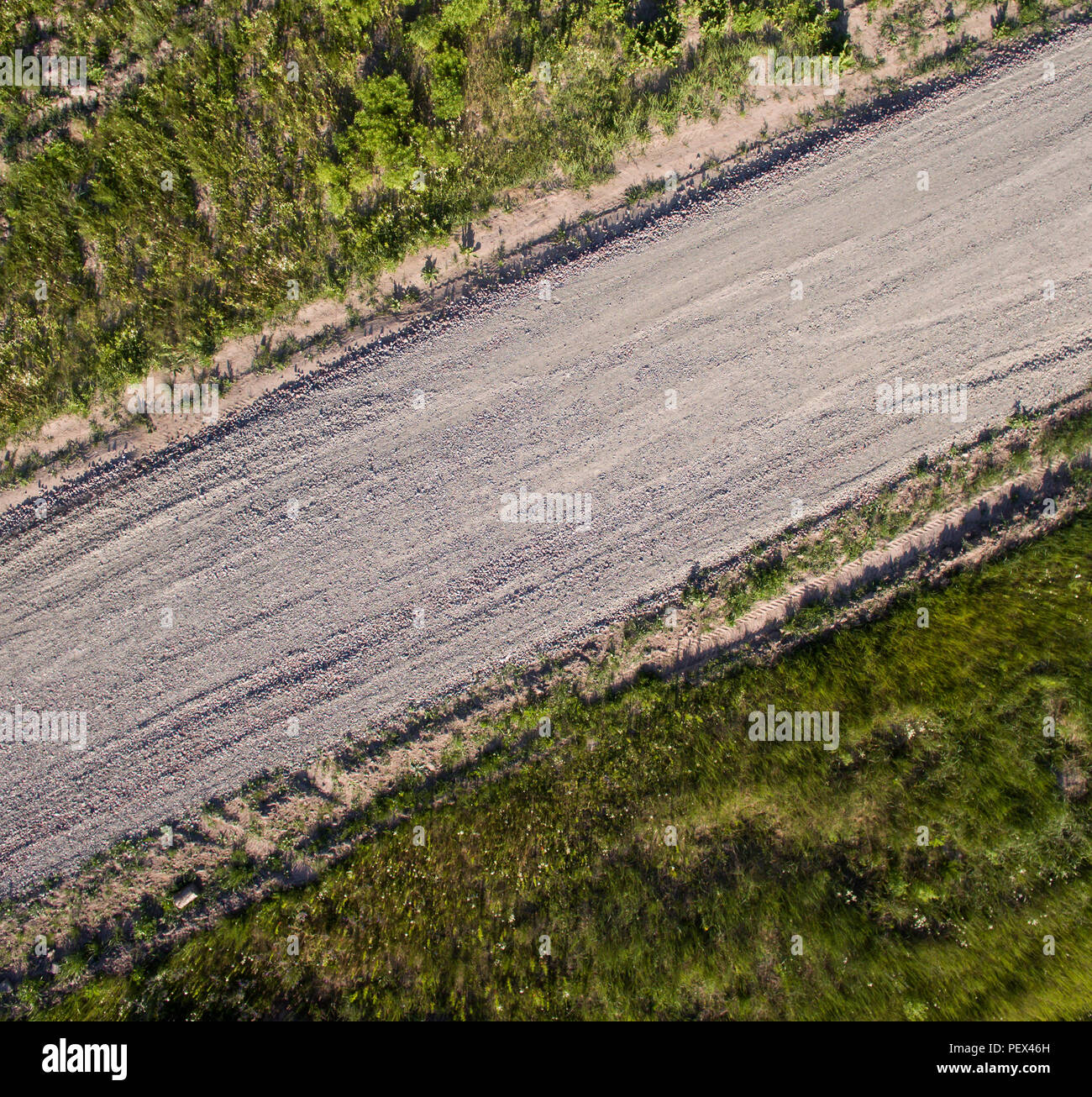 country road, view from above Stock Photo - Alamy